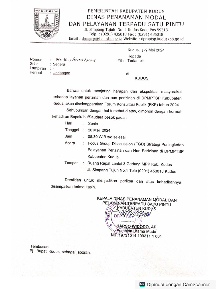 Undangan FGD | PDF