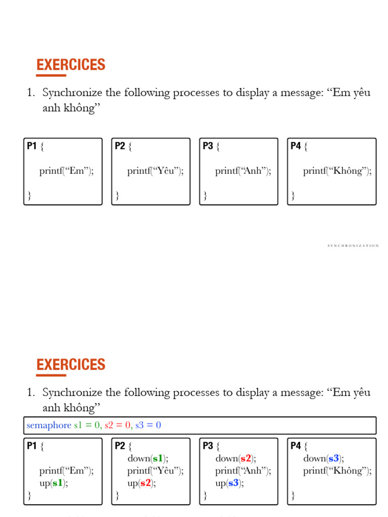 CSC10007 - Chapter 4 - Bai Tap Demo Synchronization | PDF