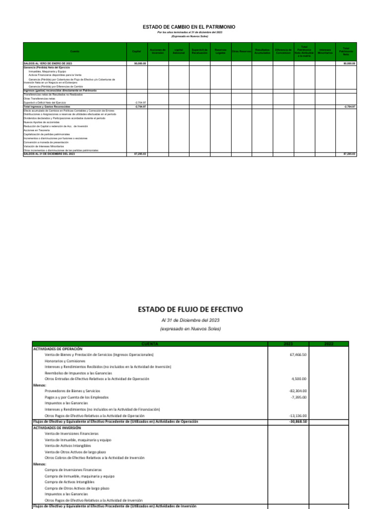 Formato Ecpn-Efe - Xlsjhjh.xls Casuistica | PDF | Compartir (Finanzas) | Inversiones