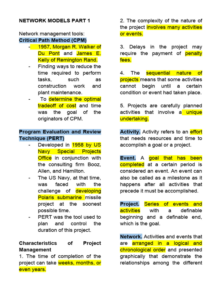 Network Models Part 1 | PDF | Dynamic Programming | Game Theory