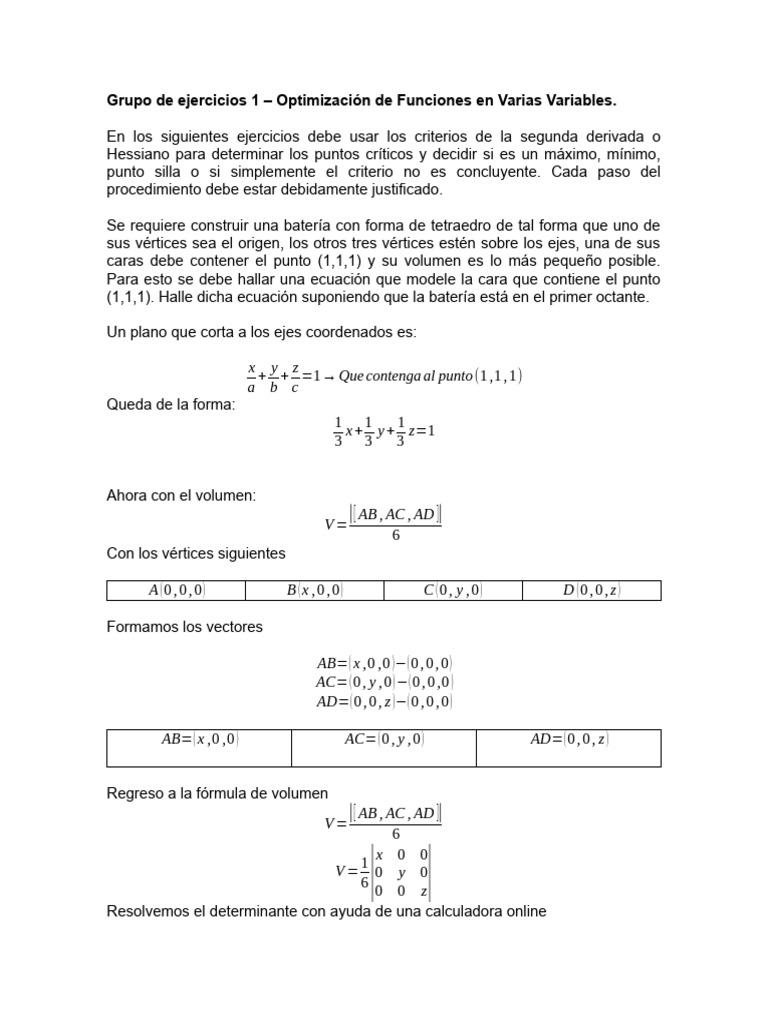 Calculo Multivariado 2 | PDF | Tetraedro | Geometría