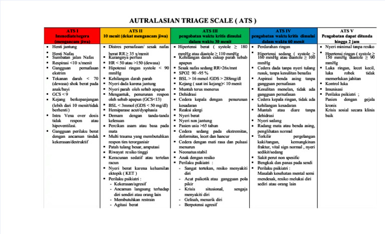 PDF Triase Menurut Ats - Compress | PDF