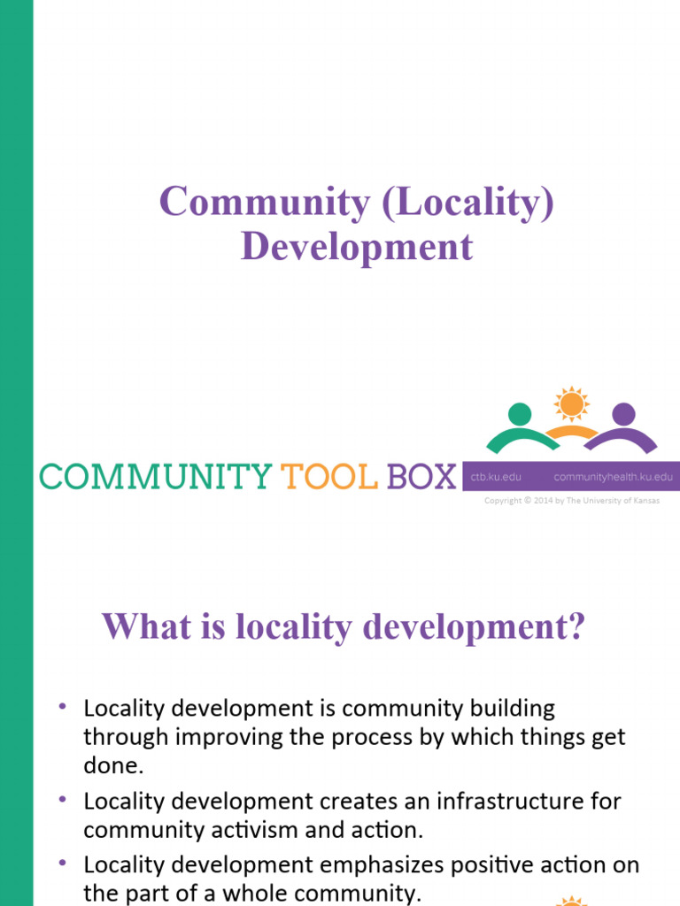Community (Locality) Development | PDF | Community | Activism