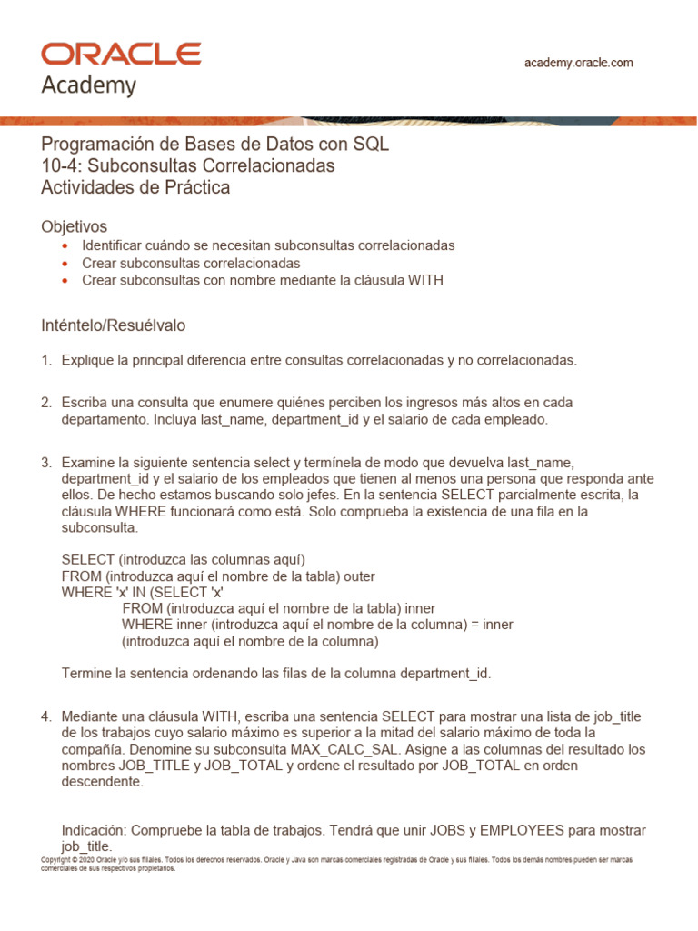 DP 10 4 Practice Esp | PDF