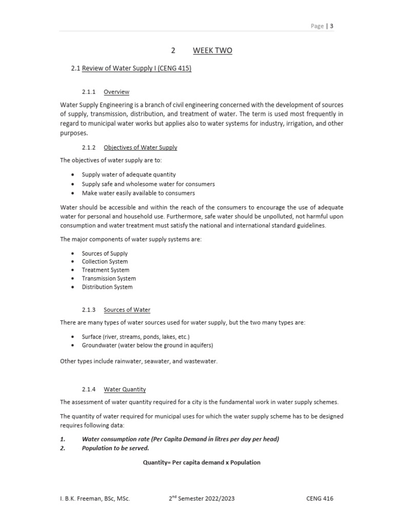 Week 2 - Review of CENG 415 | PDF