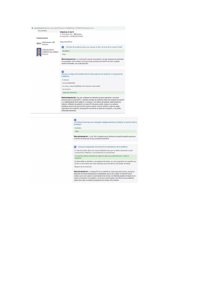 Primera Prueba SENA ISO 9001 | PDF