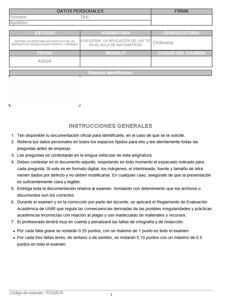 094210modelodeexamen Laaplicaciondelasticenelauladematematicas Perxx ... 094210modelodeexamen Laaplicaciondelasticenelauladematematicas Perxx ...