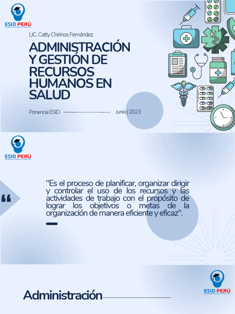 4 Administracion y Gestion de Recursos Humanos en Salud | PDF | Gestión de recursos humanos ...