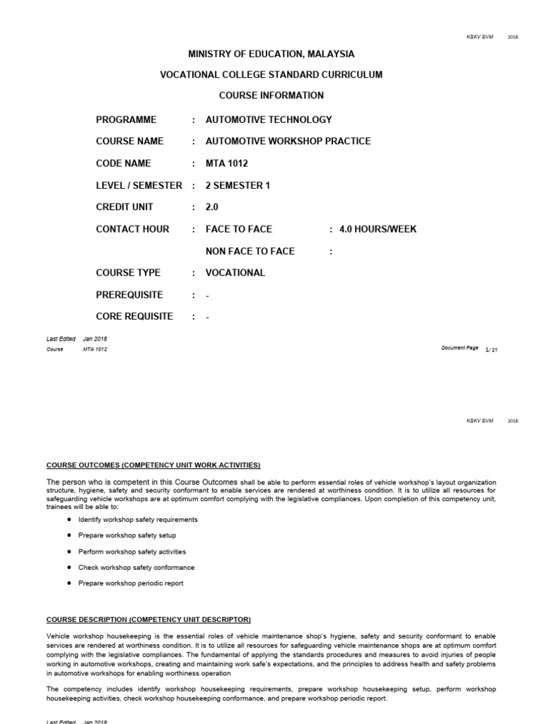 Workshop Safety | PDF | Housekeeping | Safety