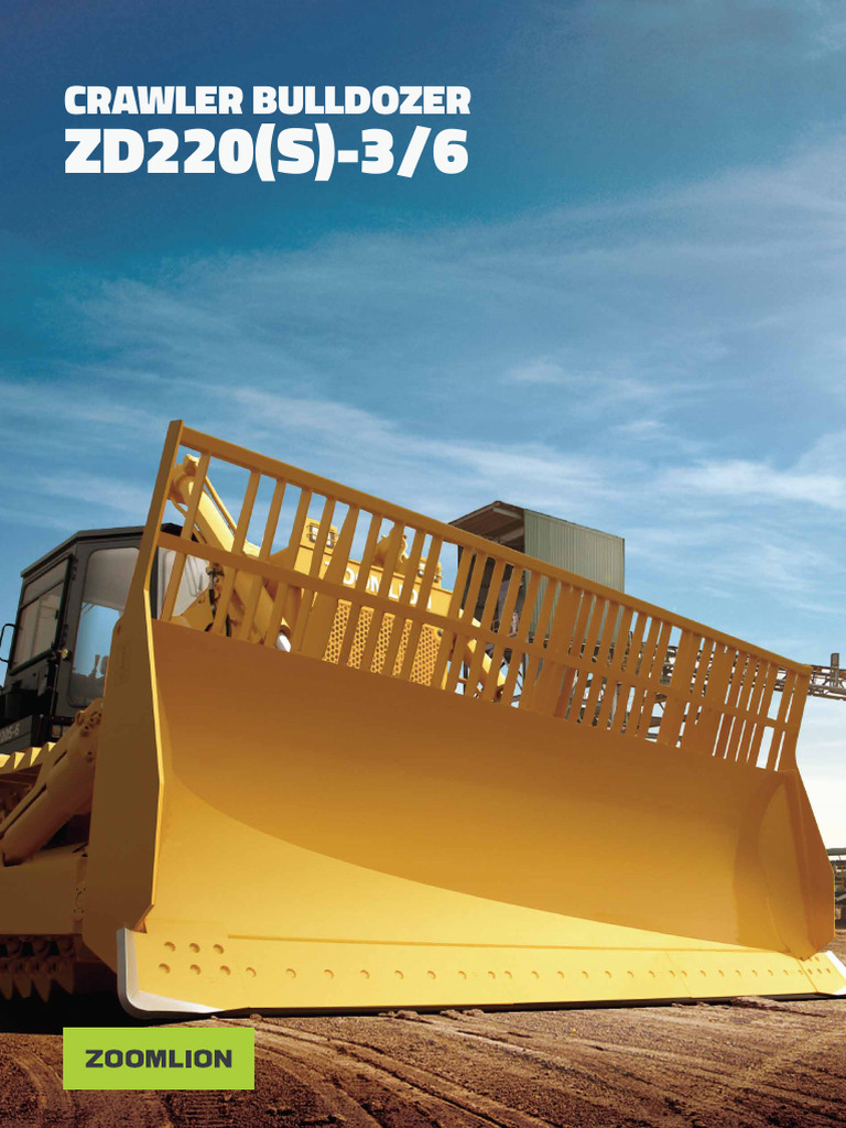 ZOOMLION ZD220 (S) - 3 Crawler Bulldozer | PDF | Vehicles | Vehicle ...