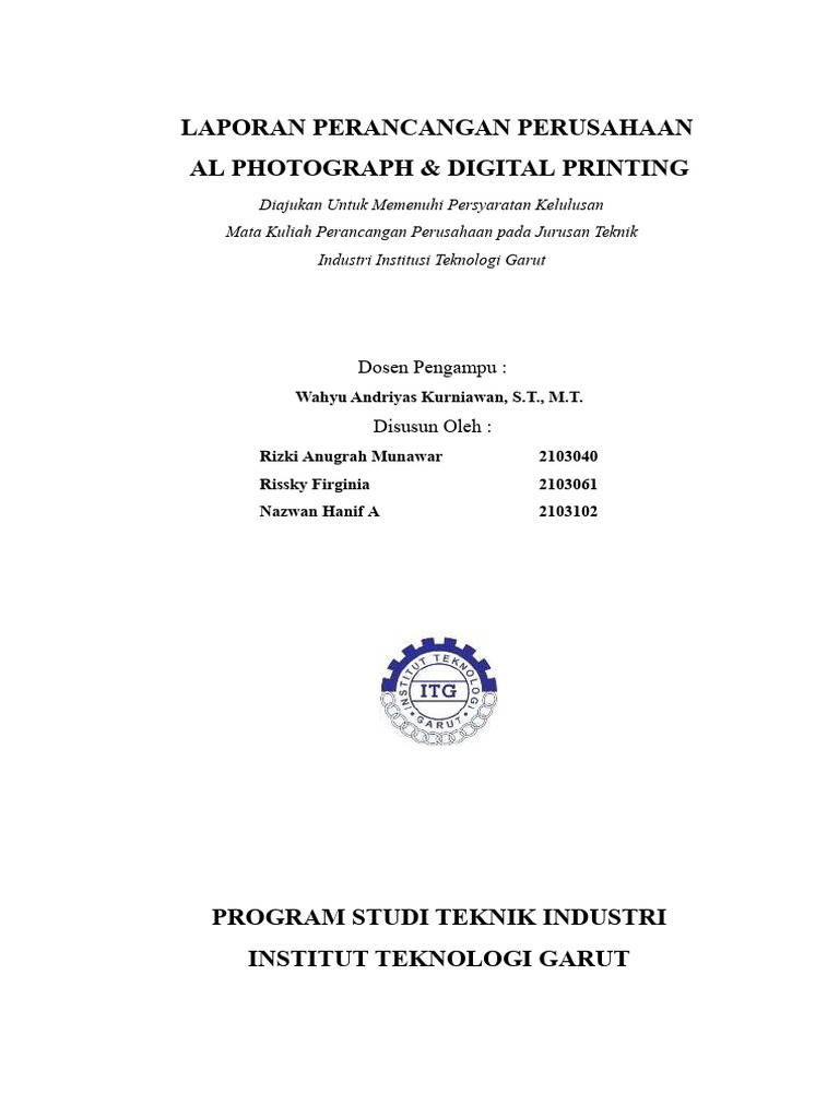 Kelompok 4 - Laporan Perancangan Perusahaan - Uts-1 | PDF