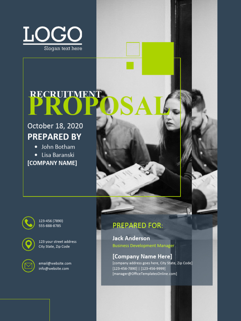 Recruitment Business Proposal Template | PDF | Recruitment | Insurance