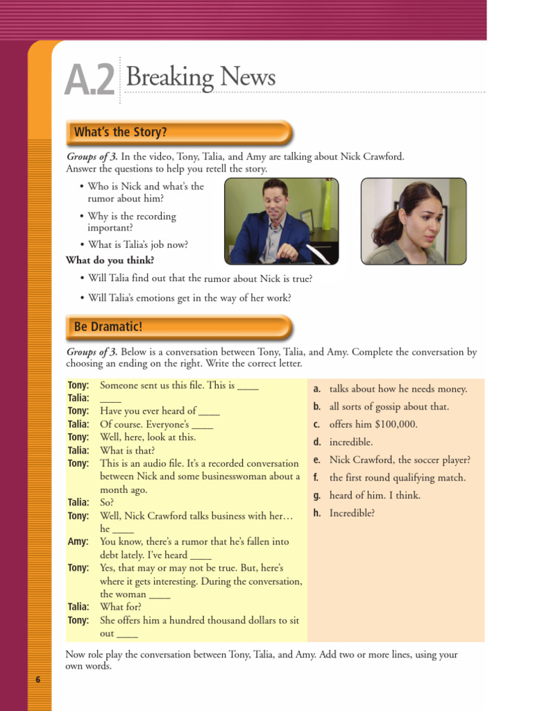 Drama and Role Play Activities | PDF | Sneakers