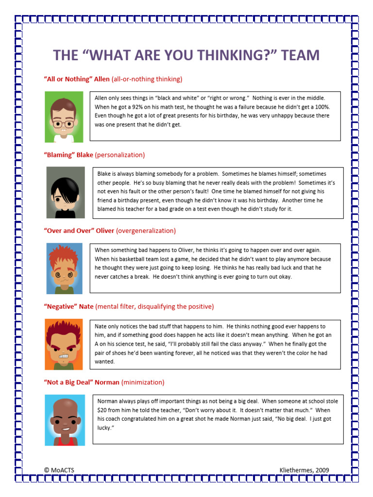 What Are You Thinking Team | PDF | Self-Improvement