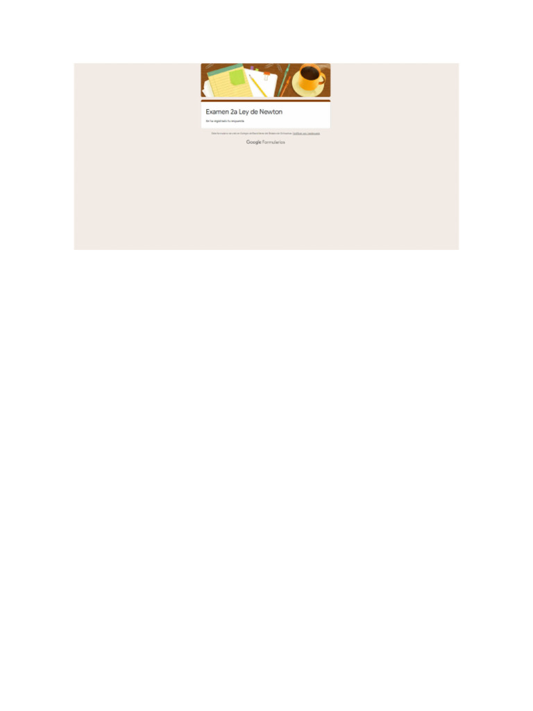 Evaluación Sobre Leyes de Newton | PDF