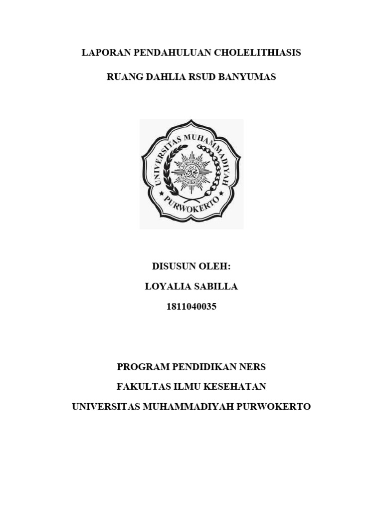 Laporan Pendahuluan Cholelithiasis | PDF