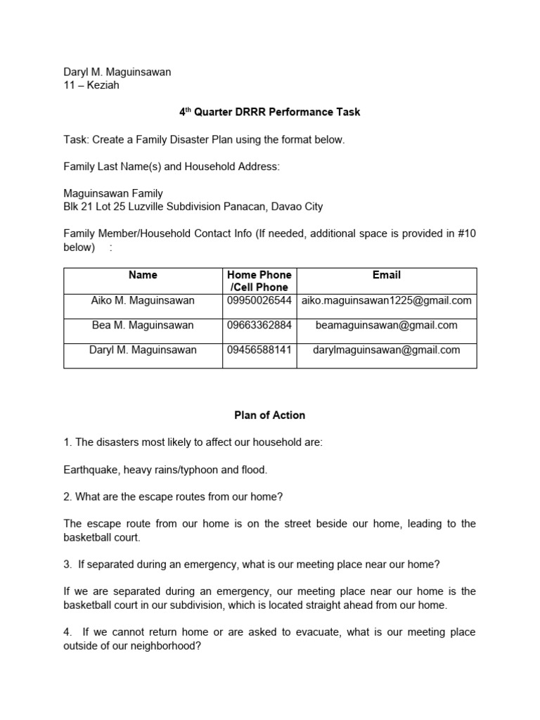 DRRR - PT Final | PDF | Emergency | Emergency Management