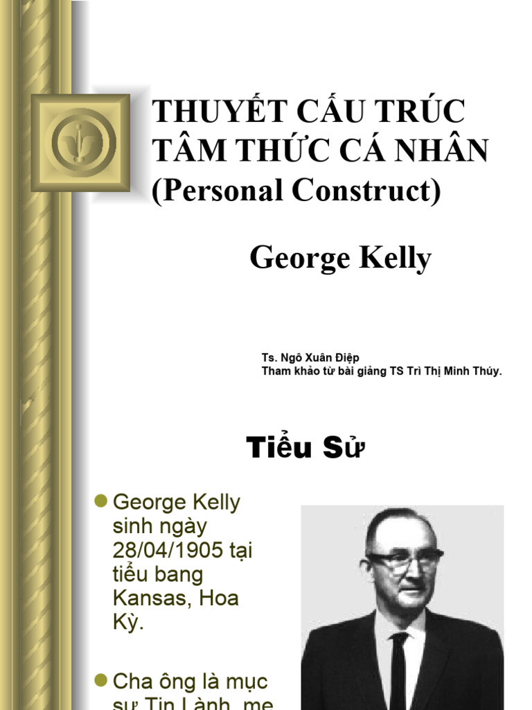 Thuyết cấu trúc tâm thức cá nhân George Kelly | PDF