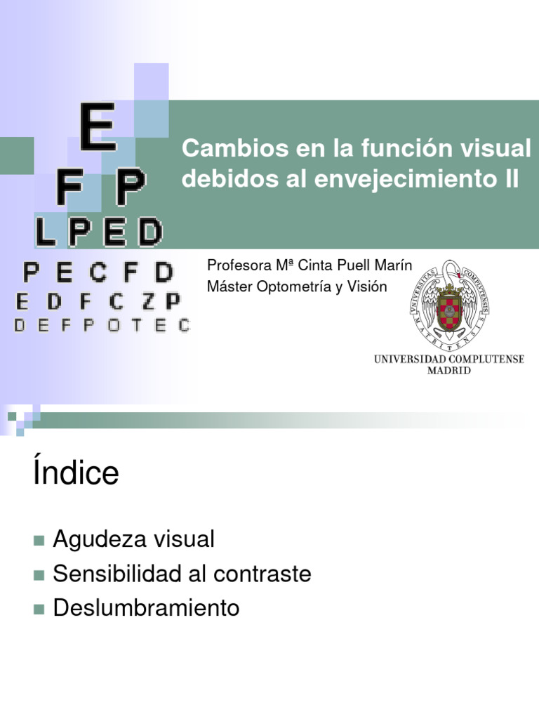 Deslumbramiento | PDF | Percepción visual | Óptica