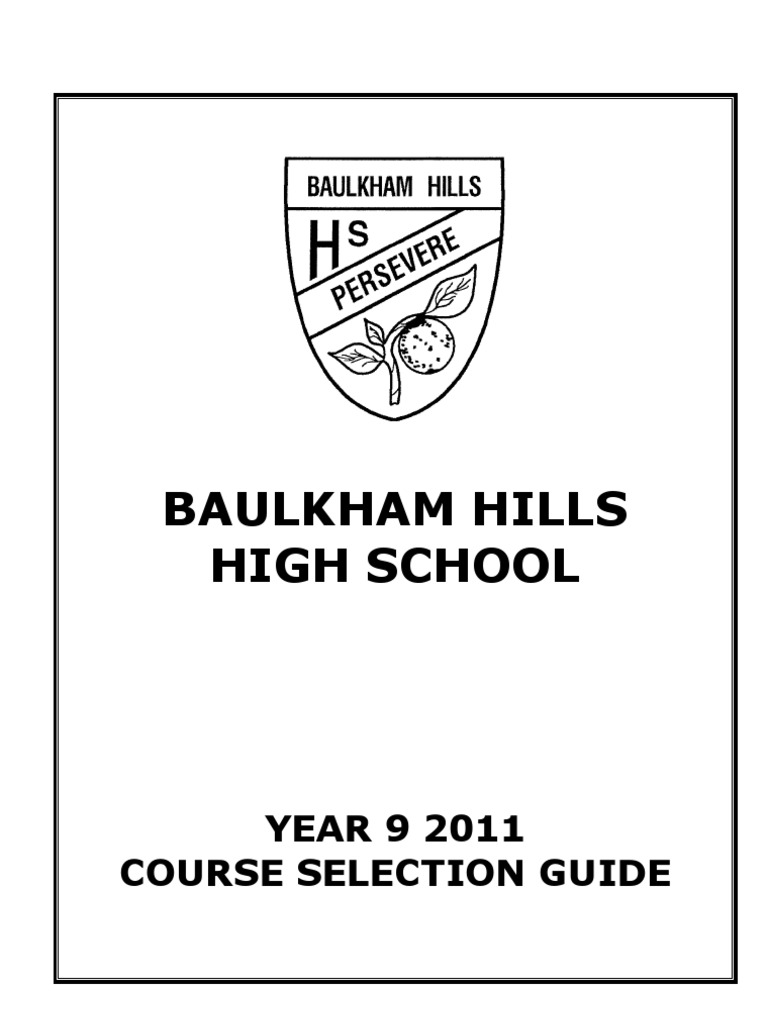 Year 9 Course Selection Guide 2011 | PDF | Graphic Design | Graphics