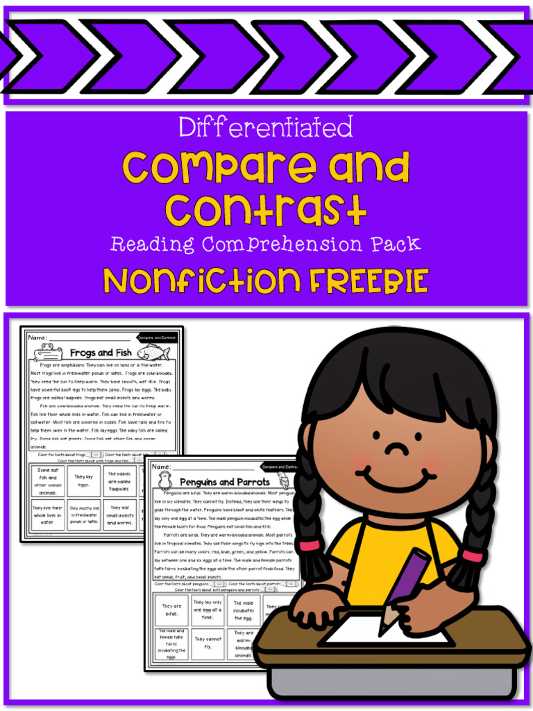 Differentiated: Reading Comprehension Pack | PDF | Frog | Fish