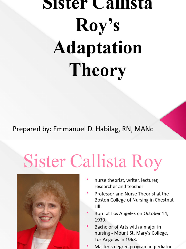 Sister Calista Roy | PDF | Behavior | System