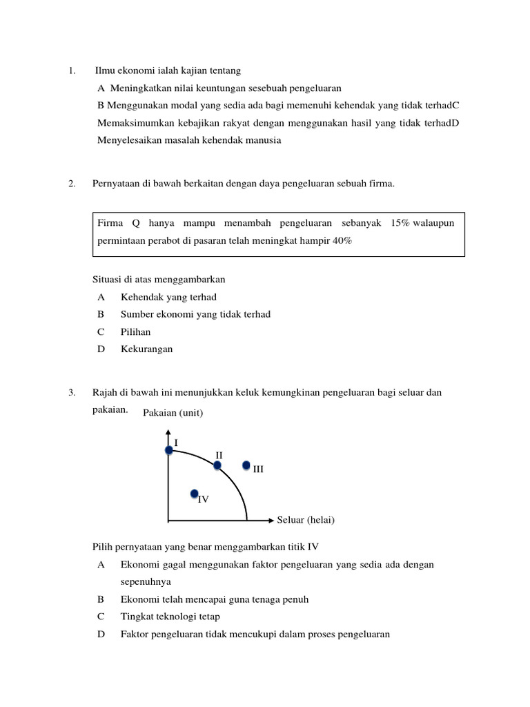 Dasar Ekonomi dan Daya Pengeluaran | PDF