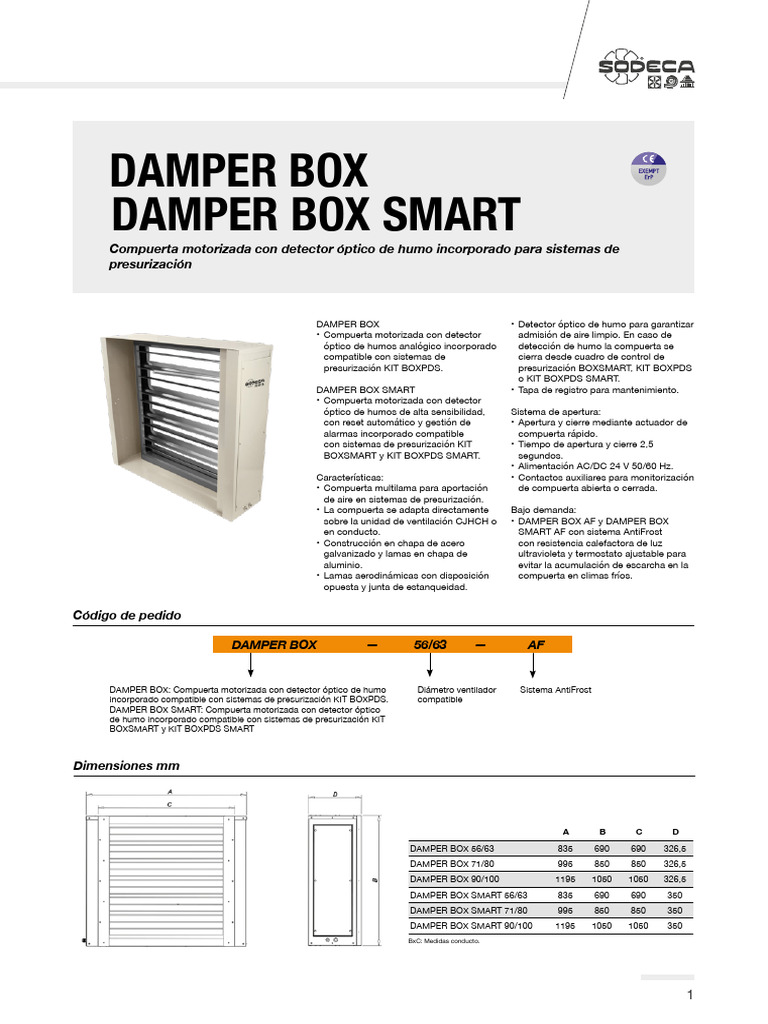 DAMPER BOX ES v1 | PDF
