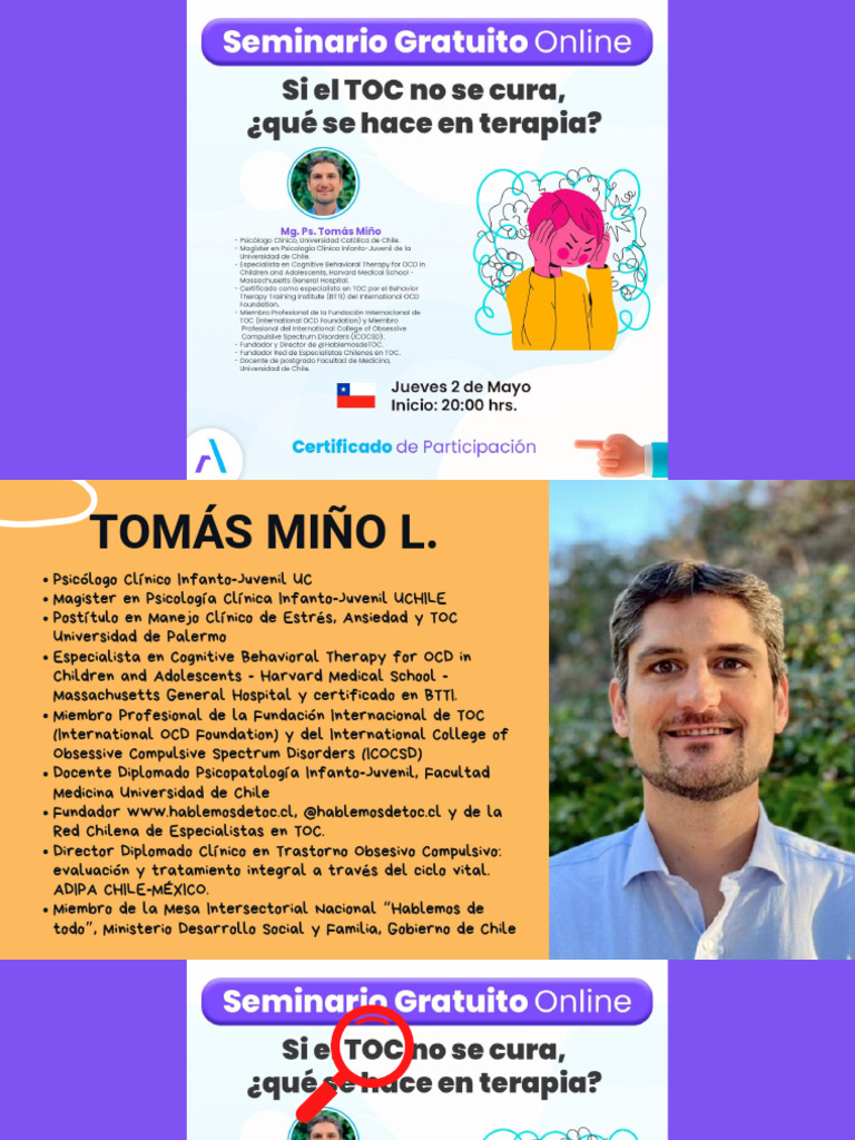 Si El Toc No Se Cura ¿Que Se Hace en Terapia 1 | PDF | Desorden obsesivo compulsivo | Ciencias ...