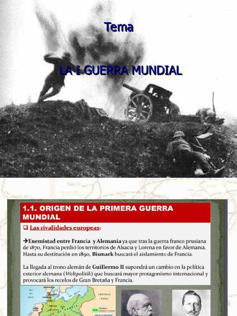 I GUERRA MUNDIAL Presentacion Power Point | Descargar gratis PDF | Liga de las Naciones | Frente ...