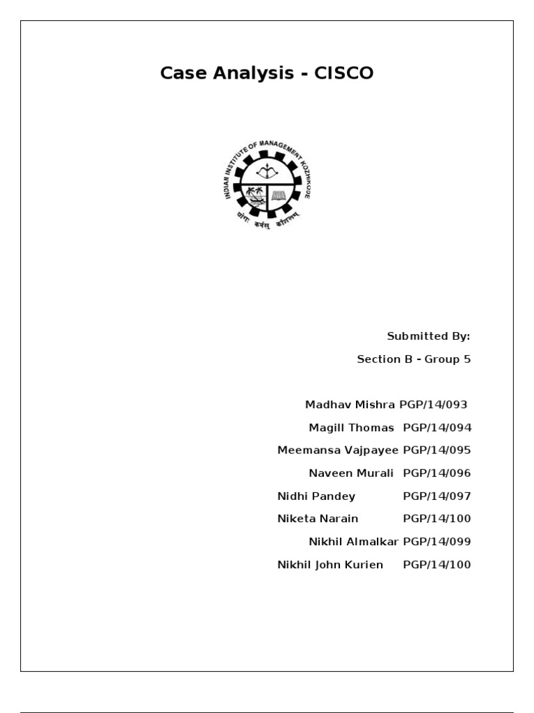 Cisco ERP Implementation Insights | PDF | Cisco Systems | Enterprise ...