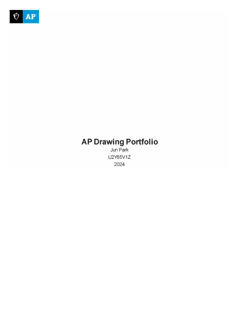 U2Y65V1Z - AP Drawing Portfolio | PDF
