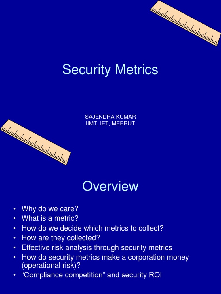 Security Metrics | Risk | Online Safety & Privacy