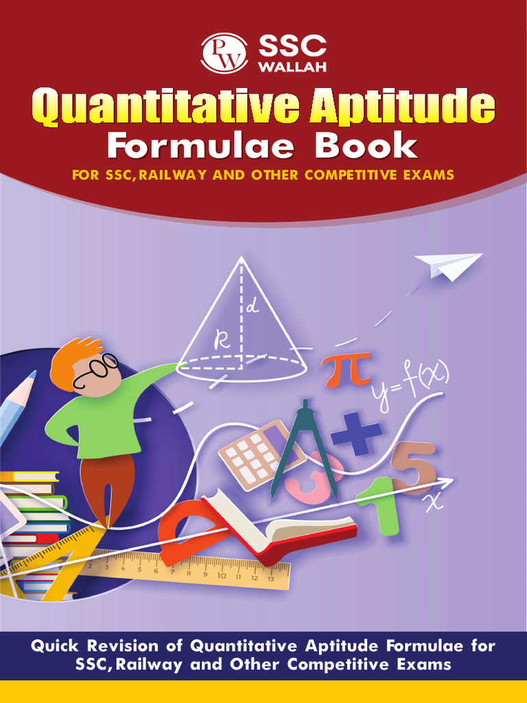 SSC CGL Quantitative Aptitude Formulas | PDF | Mathematical Concepts ...