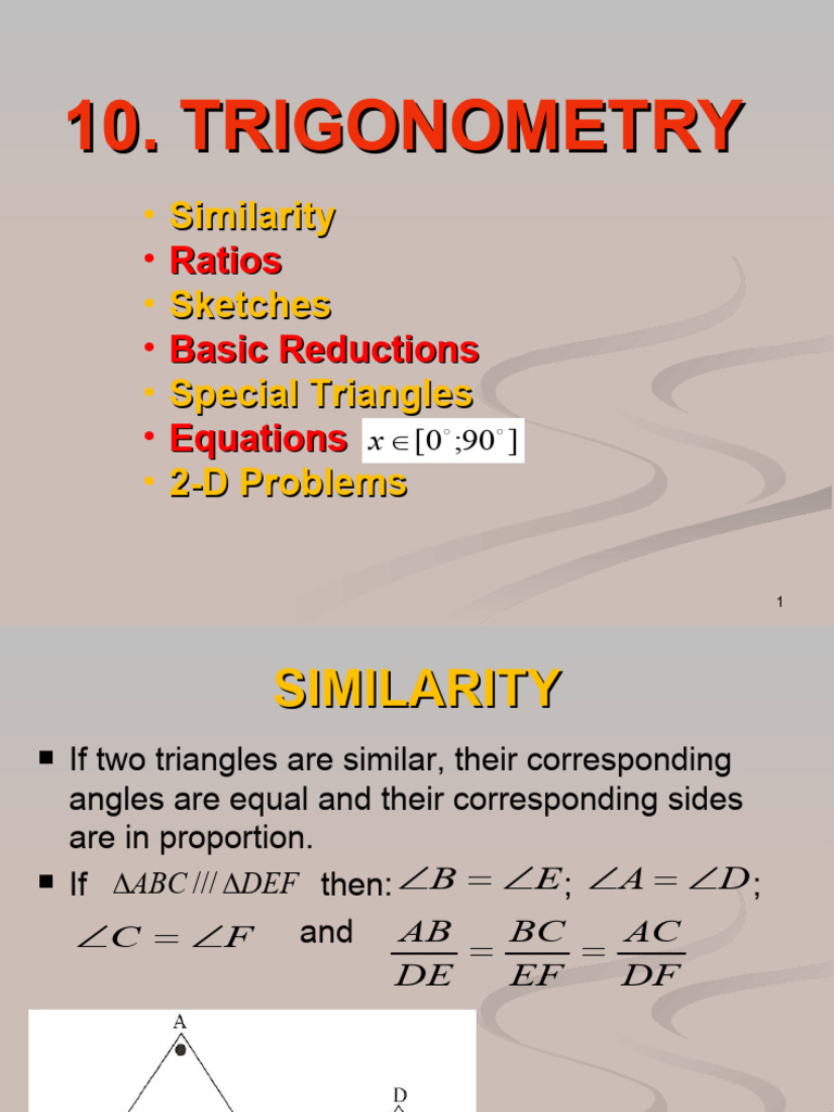Trignometry | PDF | Trigonometry | Triangle