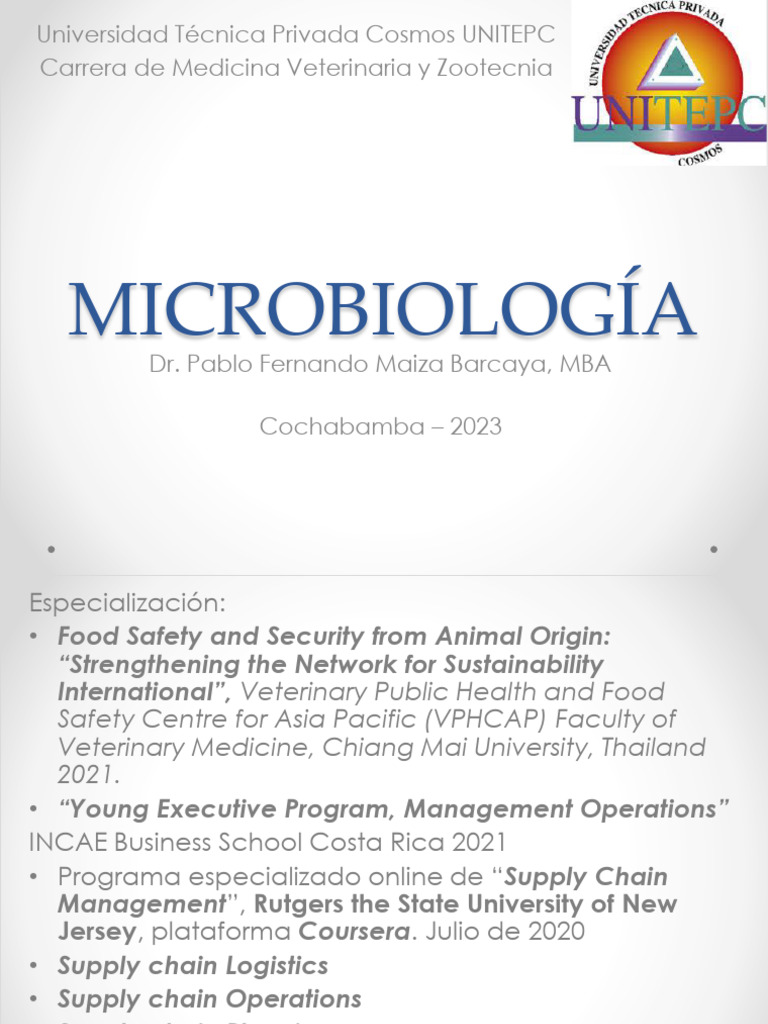 Tema 1 MICROBIOLOGIA, Introducción y Crecimiento Microbiano Unitepc | PDF | Las bacterias ...