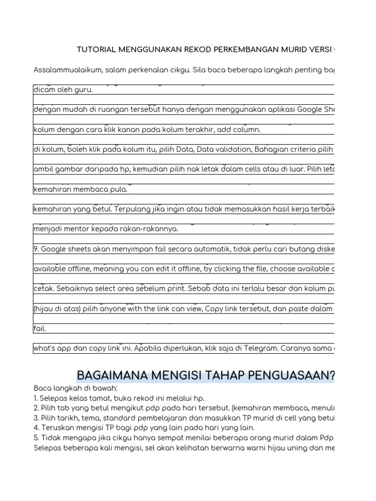 RPM BM Tahun 3 | PDF