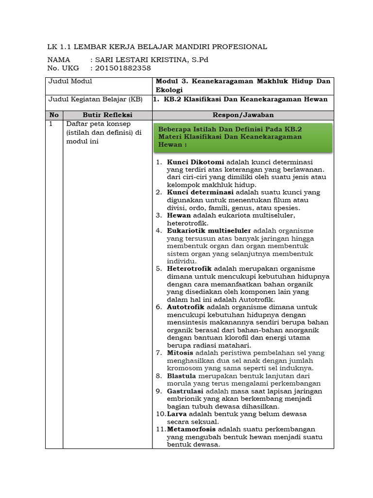 Modul 3 KB 2 Profesional Sari Lestari Kristina | PDF | Ilmu Sosial | Filsafat