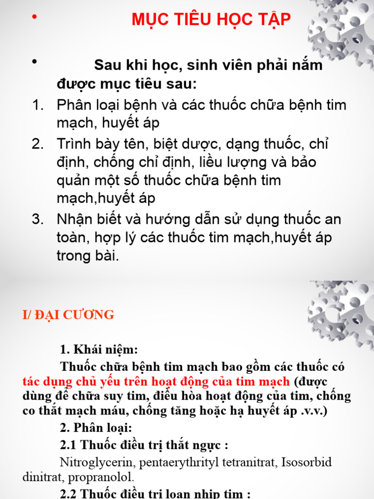 5.thuoc tim mach | PDF