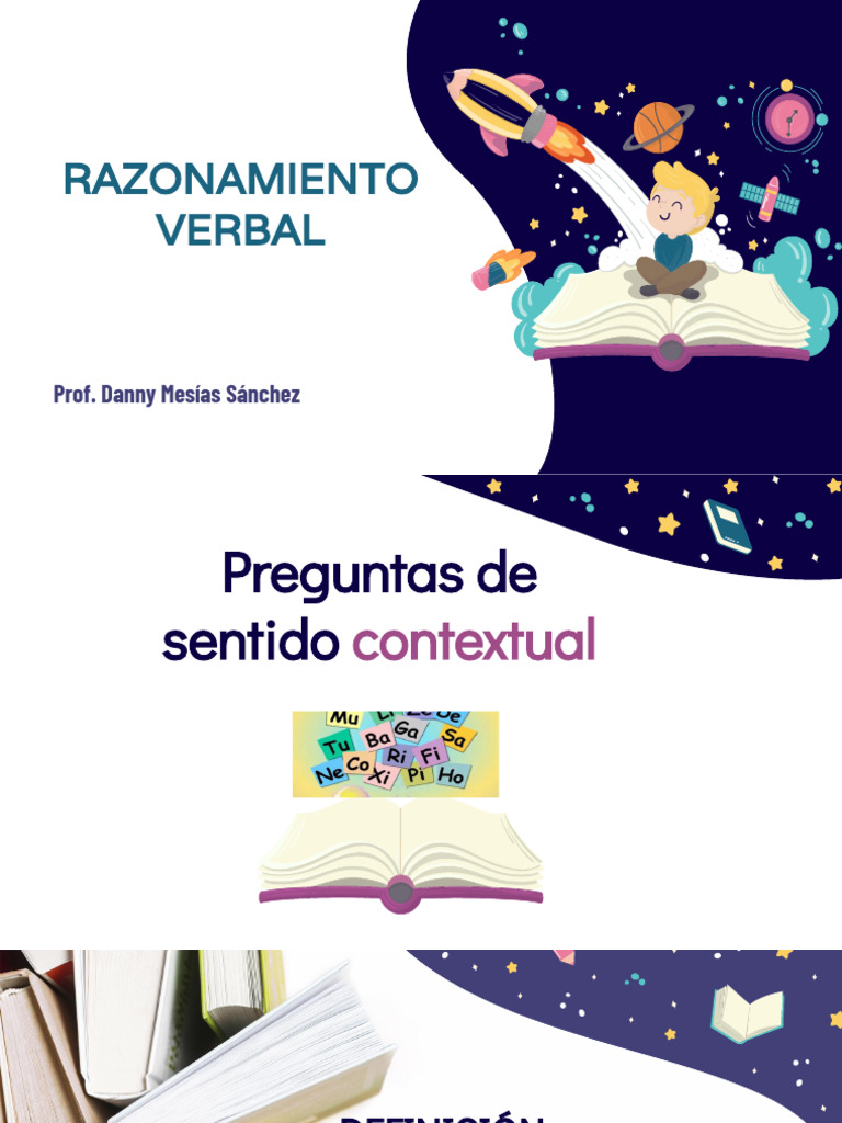 Sentido Contextual s2 | PDF | Palabra | Lingüística