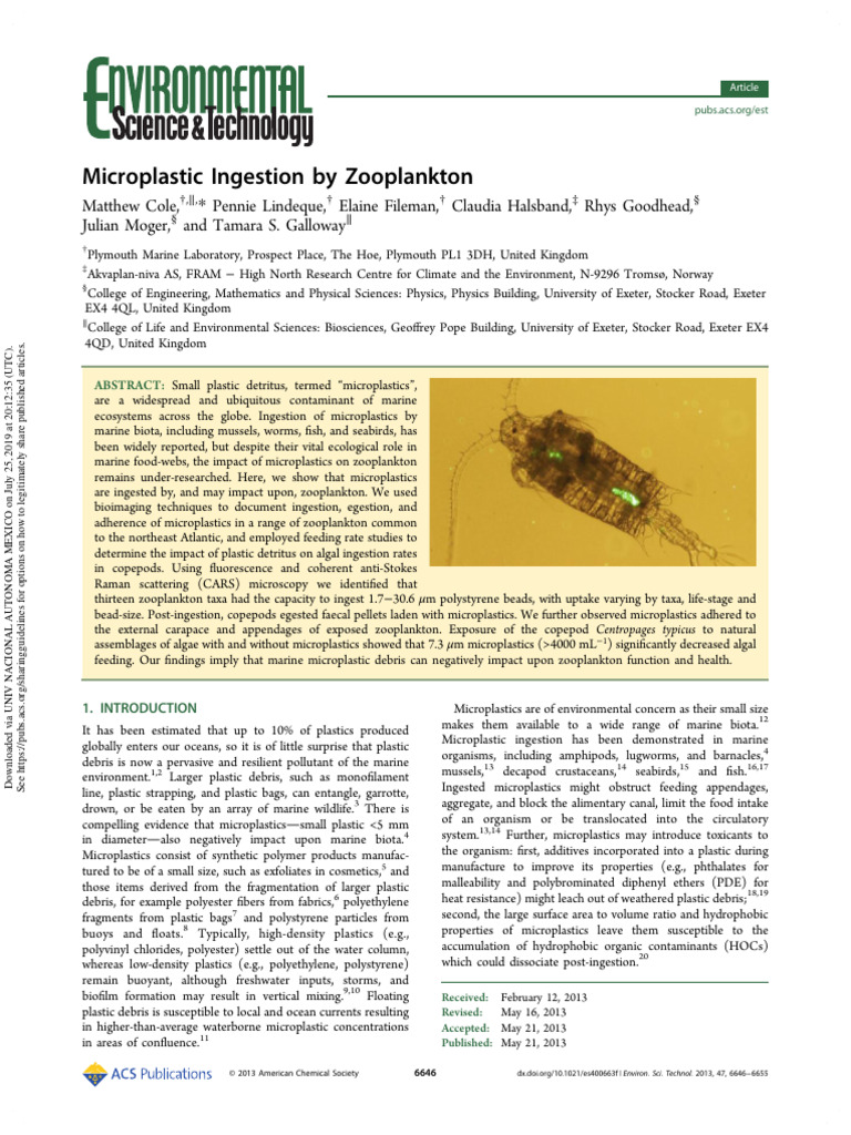 Copepods | PDF | Hydrography | Oceanography