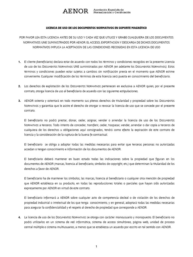 Licencia Documentos Normativos | PDF | Propiedad | Derechos de autor