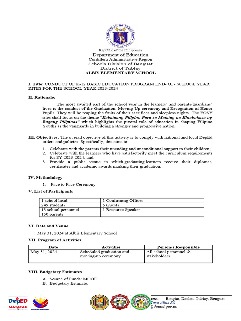 Graduation Activity Design | PDF