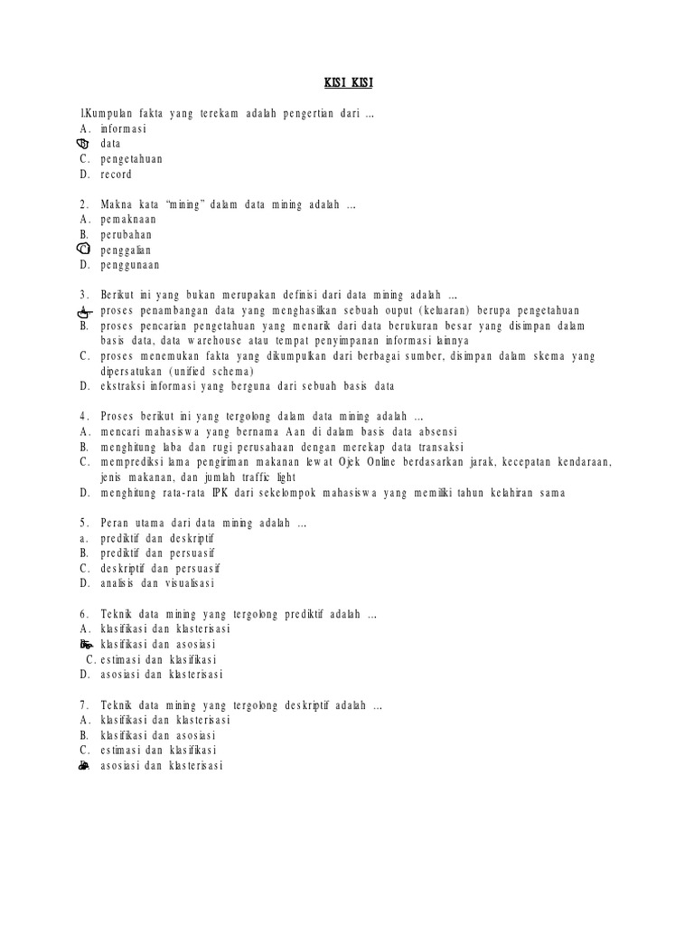 Kisi Kisi | PDF | Komputer