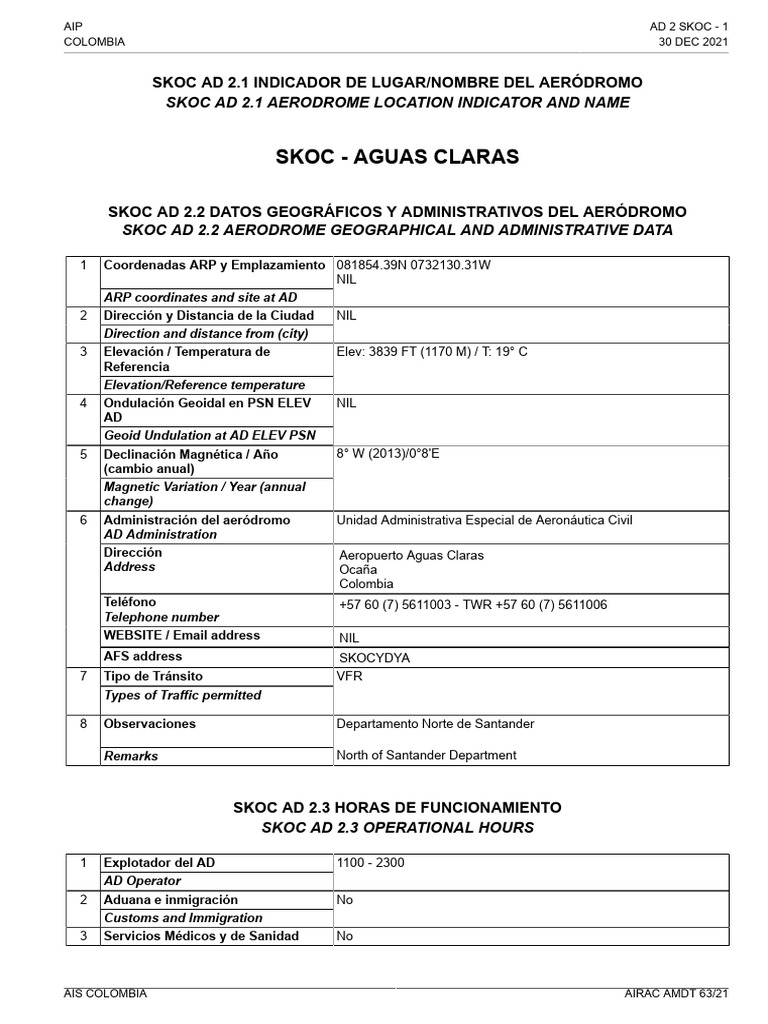 Skoc - Ocaña - Aguas Claras | PDF | Inalámbrico | Navegación
