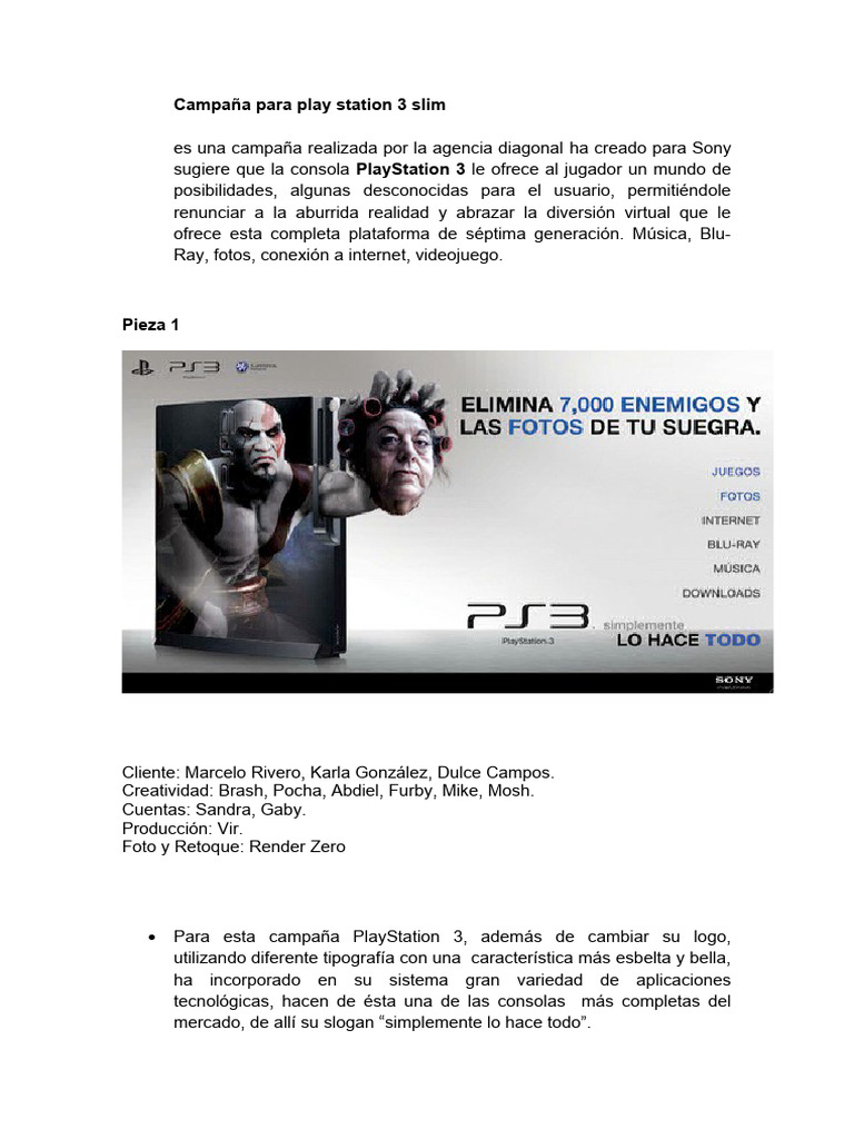 campaña | PDF | Playstation 3