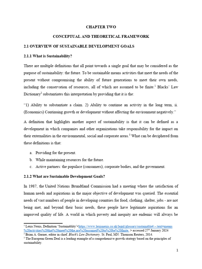 Chapter Two | PDF | Sustainability | Sustainable Energy