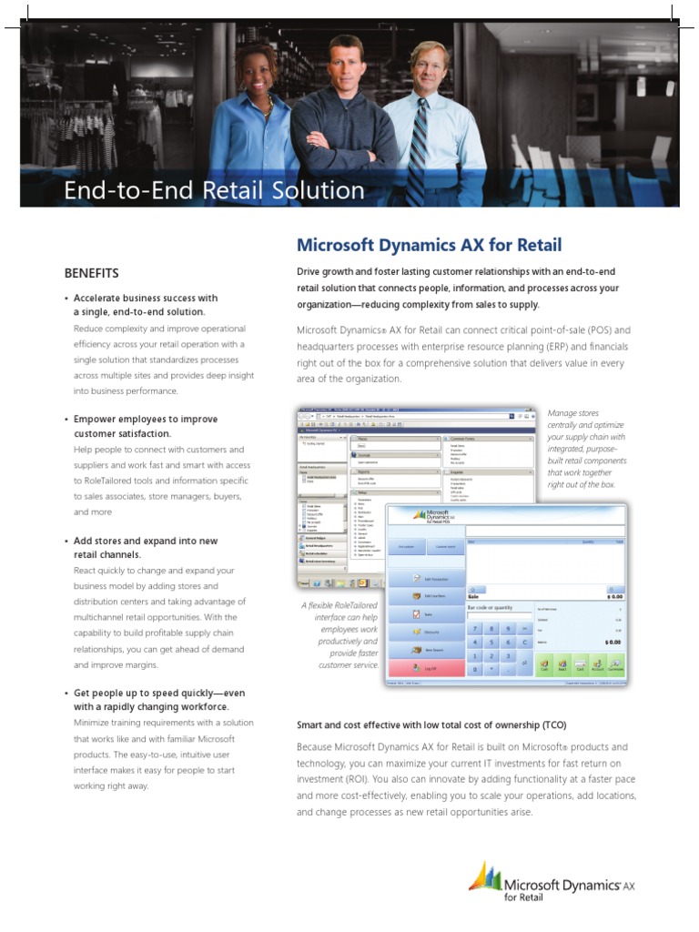Dynamics AX2009 FS Overview | PDF | Point Of Sale | Retail