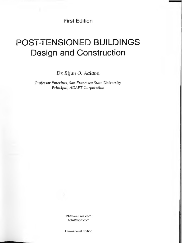 Post-Tensioned Buildings Design and Construction 2 | Download Free PDF | Prestressed Concrete ...