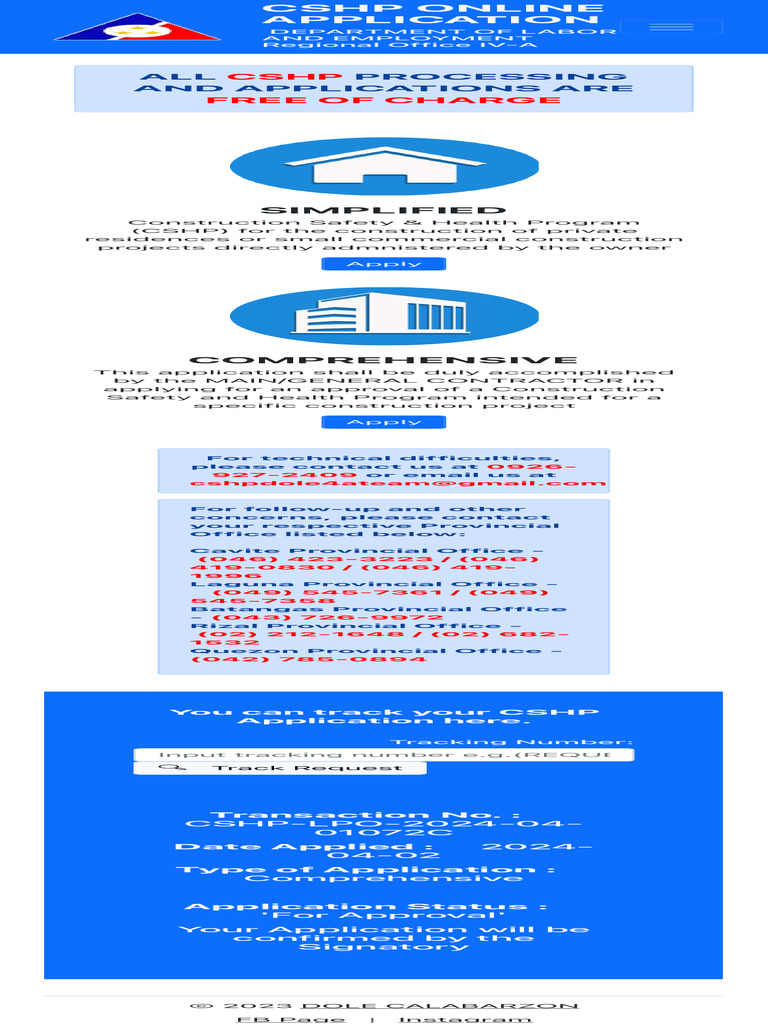 Cshp Online Application Pdf